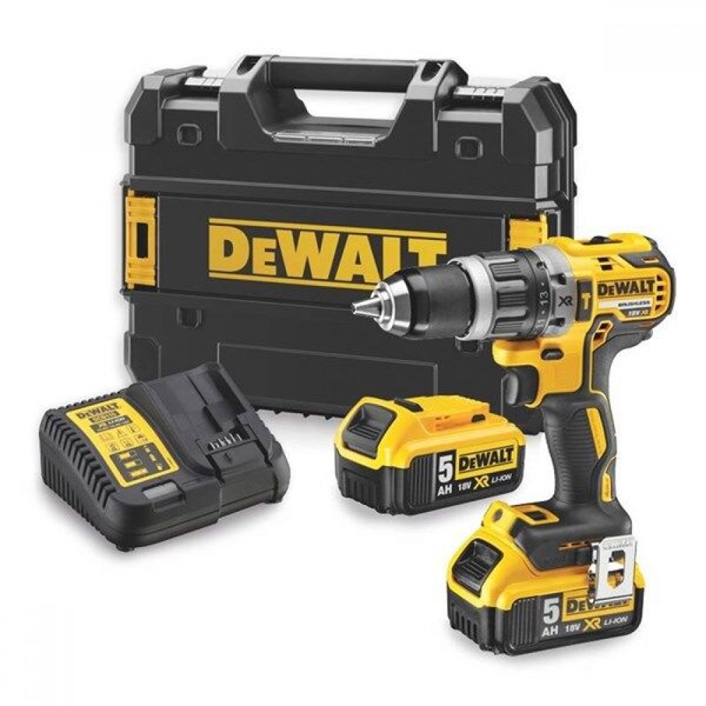 Dewalt DCD796P2 Çift Akülü Kömürsüz Darbeli Matkap 18Volt/5.0Ah Li-İon ...